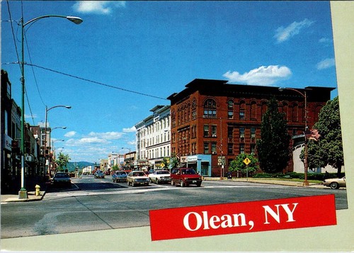 Olean, NY New York NORTH UNION STREET SCENE Cattaraugus County 4X6 Postcard | eBay