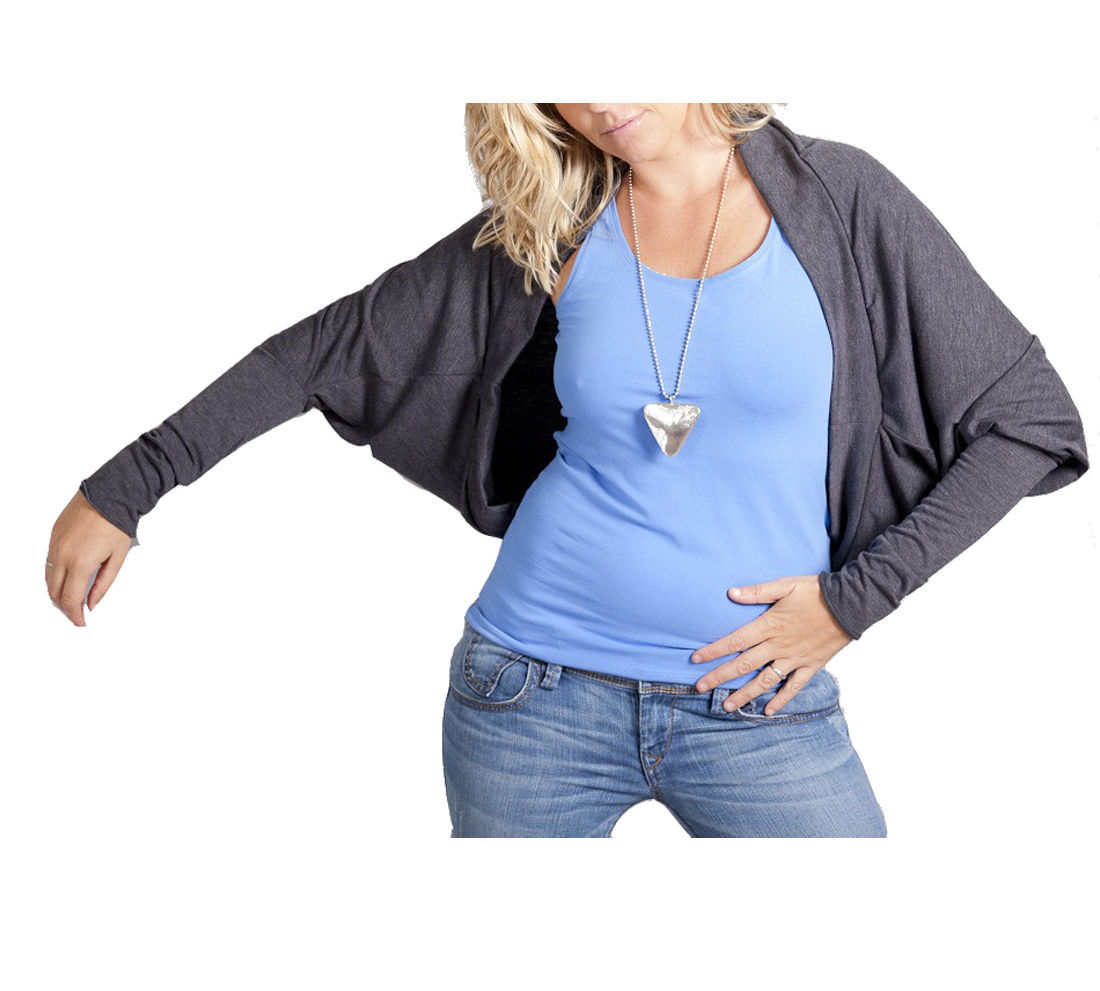 New Ladies Batwing Shrug Long Sleeve Womens Jersey Bolero Cardigan Top ...
