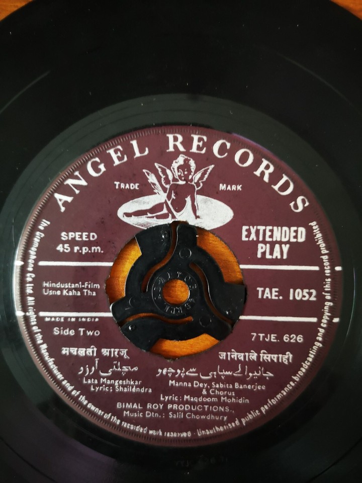 Bollywood OST Usne Kaha Tha India 1960's Angel TAE 1052 EP | eBay