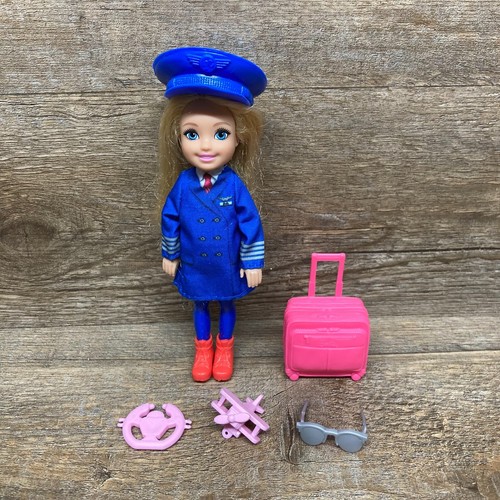 Barbie Chelsea Can Be Pilot Doll You Can Be Anything 100% Complete Pre ...