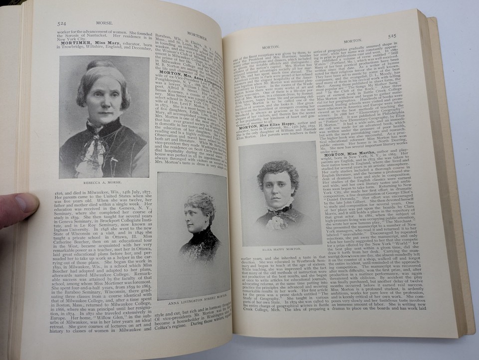 1897 American Women 1500 Biographies 1400 Portraits Willard Livermore 2 ...