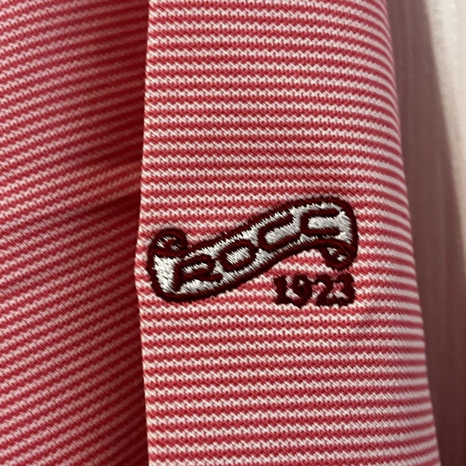 Donald Ross "Sport" Fit Polo. XL, Leo, Raspberry/White, New with Tags ...