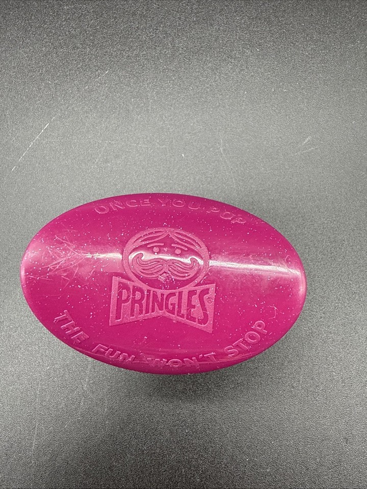 Pringles to Go Vintage Chip Holder Snack Container Sparkly Magenta ...