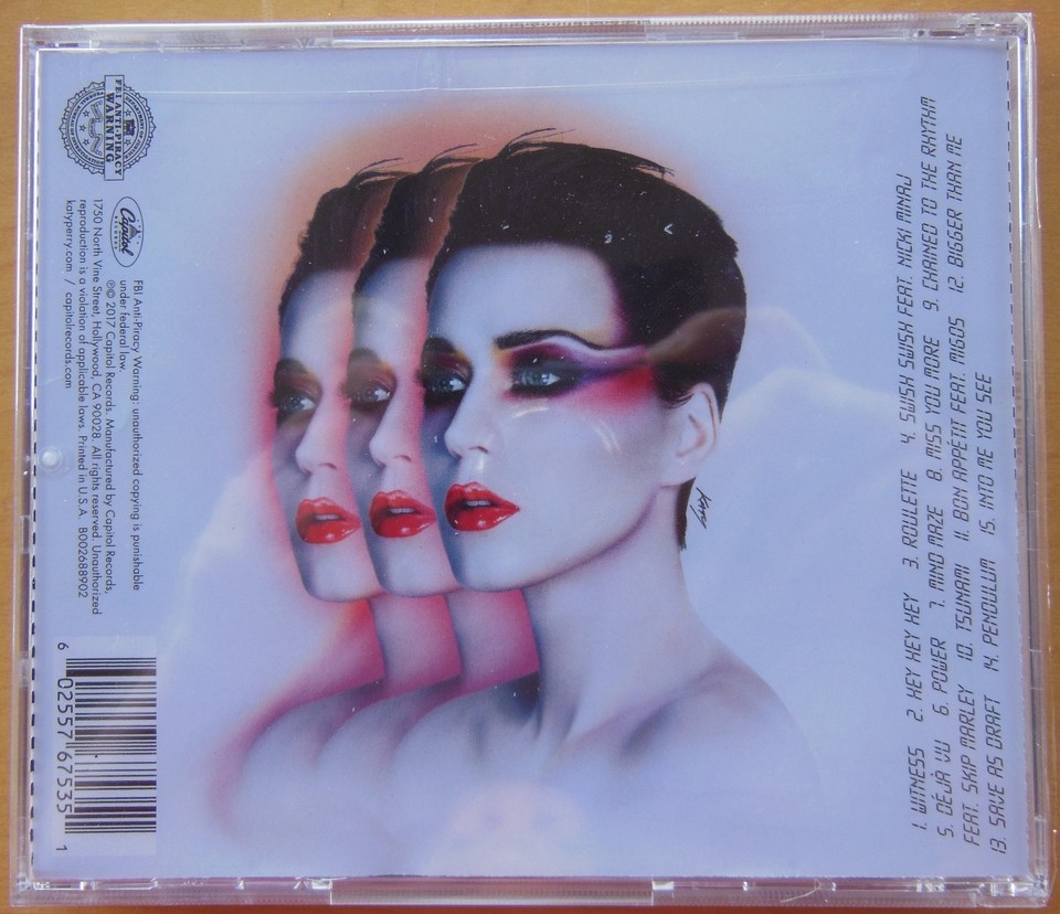 Katy Perry Witness CD - Explicit Content 602557675351 | eBay