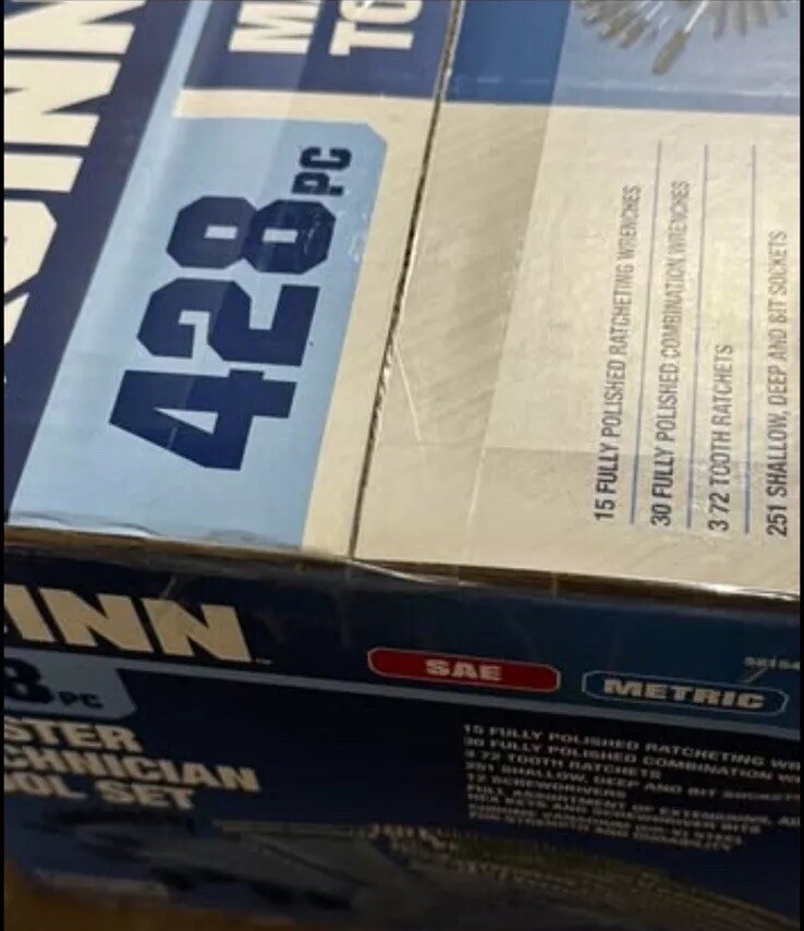 Quinn 428 Pc Master Technician Tool Set | eBay