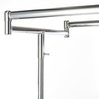 Parallel Chrome Heavy-Duty Clothes Rail - Clothes Storage Rail, Garment ...