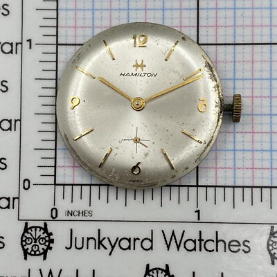 Vintage Hamilton Watch Movement Repairs Parts 17 Jewels Watchmaker 676 ...