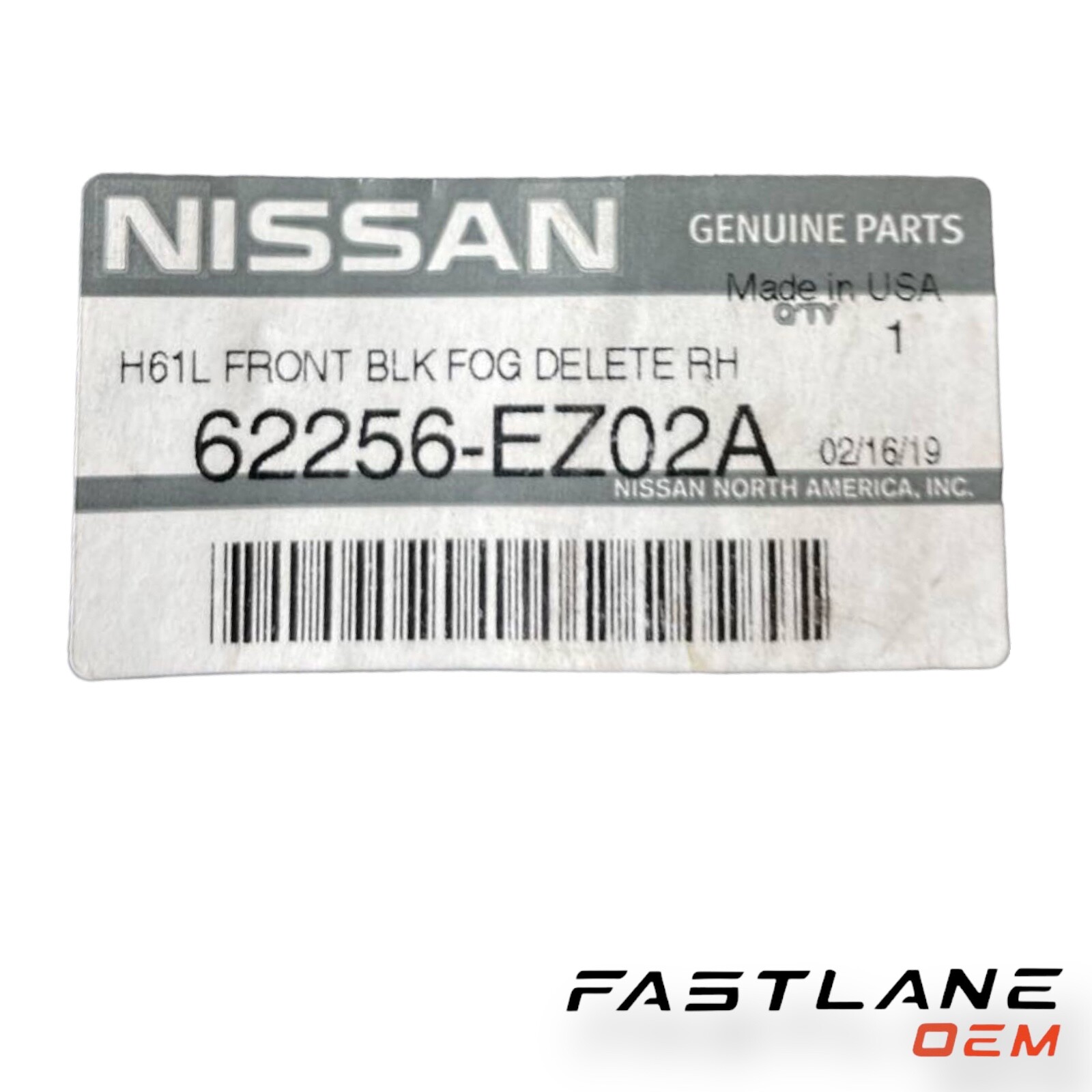 16-19 NISSAN TITAN XD R. FOG LAMP OPENING COVER NEW OEM 62256-EZ02A | eBay