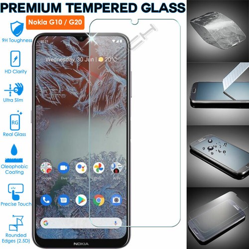For Nokia G10 G11 G20 G21 100% Genuine TEMPERED GLASS Screen Protector ...