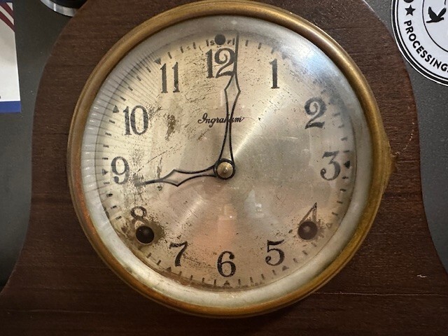 Vintage (1926) Ingraham Desk or Mantle Clock, With Key & pendulum ...