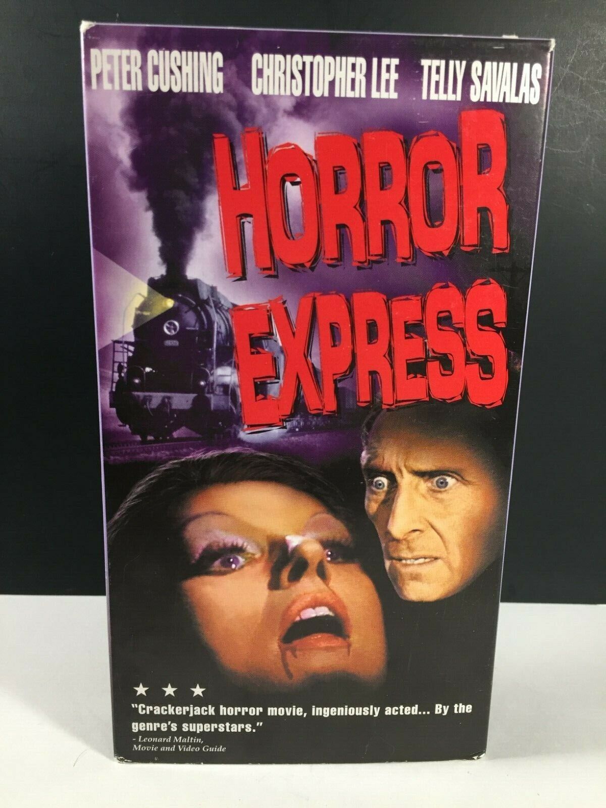 Horror Express VHS Video Tape Peter Cushing Christopher Lee Telly Savalas 84296050338 | eBay