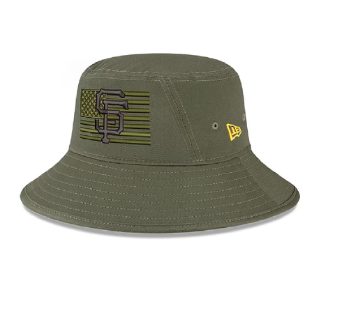 San Francisco Giants Salute To Service Bucket Hat | eBay