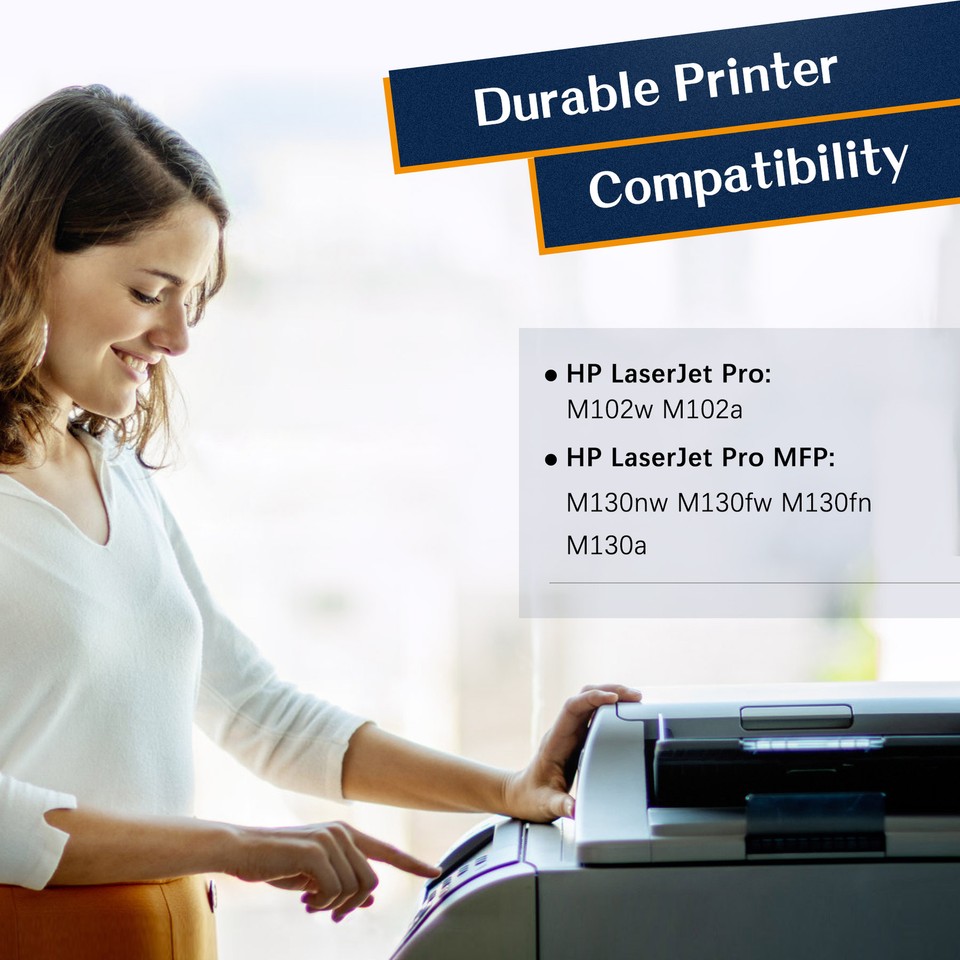 CF217A 17A Toner Cartridge Black for HP LaserJet Pro MFP M130nw M130fw ...