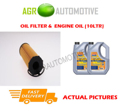 OEM DIESEL OIL FILTER + VL 5W30 ENGINE OIL FOR AUDI A8 QUATTRO 3.0 232 ...