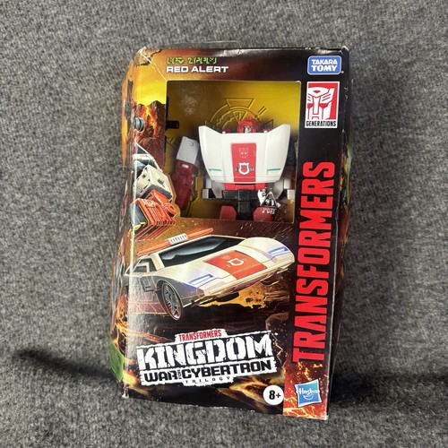 Transformers Kingdom War Cybertron Trilogy WFC Red Alert Figure Takara ...