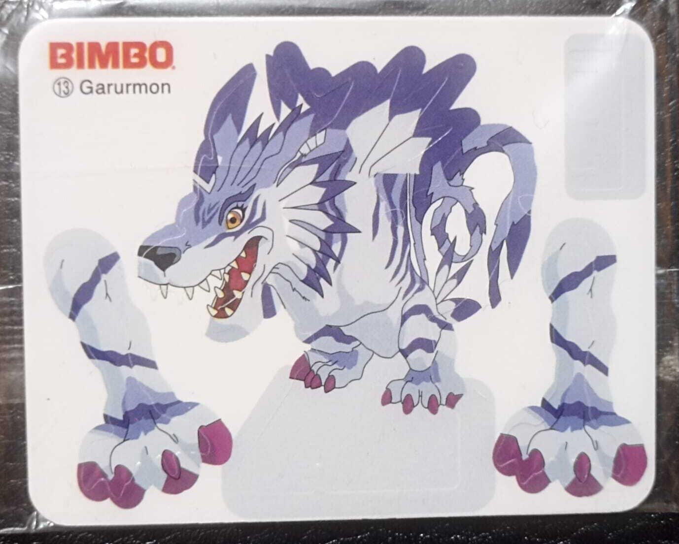 BUILDABLE DIGIMON BIMBO #13 GARURUMON 2001 MEXICO Premium Toy Build ...