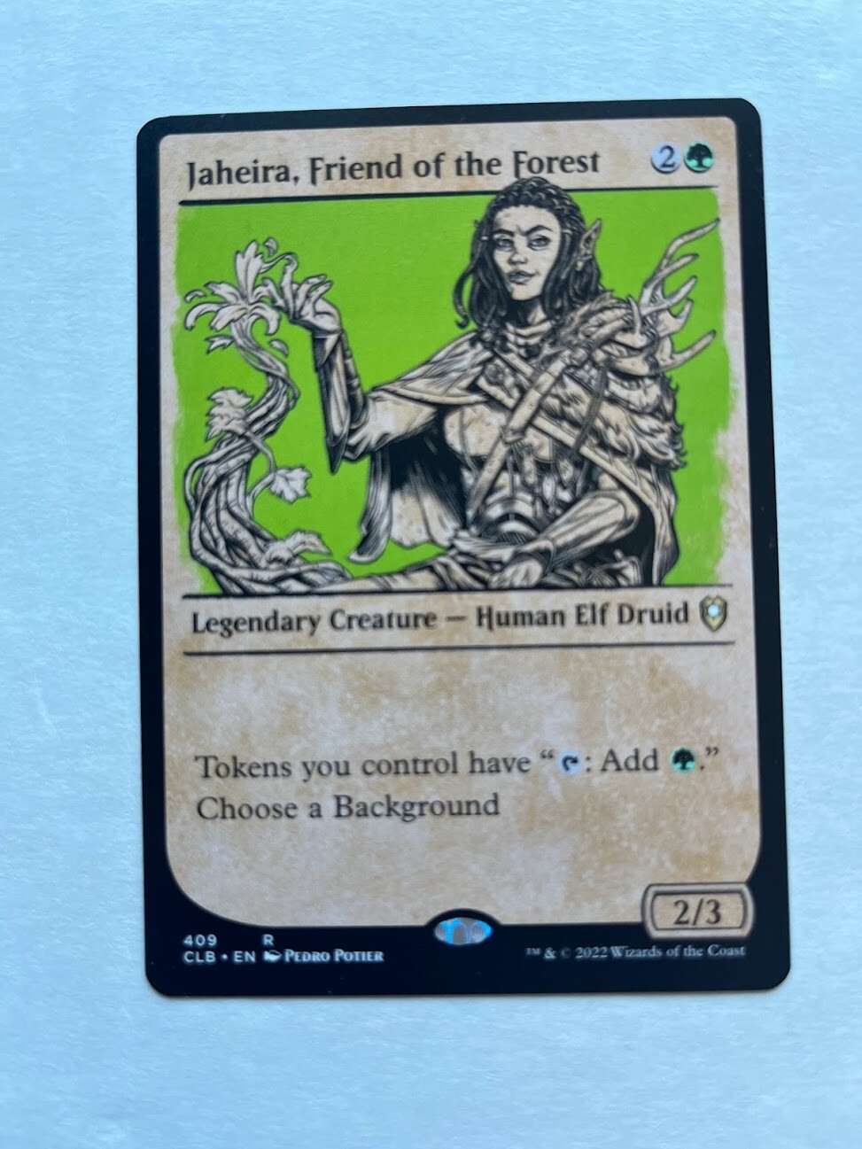 1x SHOWCASE JAHEIRA, FRIEND OF THE FOREST - Baldur's Gate - MTG - Magic ...