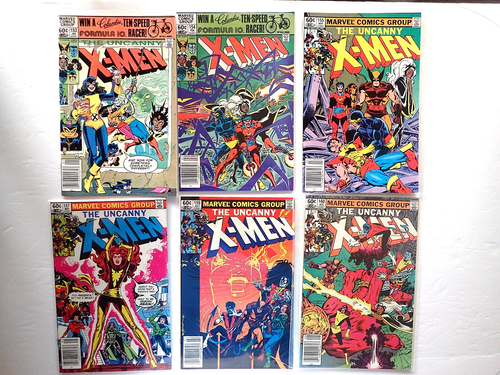 1982 Marvel Comics The Uncanny X-Men 153-155,157,159,160 | eBay