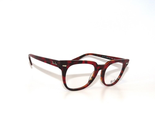 Ray Ban Meteor 5377 5911 50 Transparent Red On Havana Eyeglasses Rayban ...