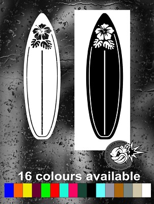 Surfboard Vinyl Decal Sticker EURO Car Van Laptop Box Surf Sea Dream ...