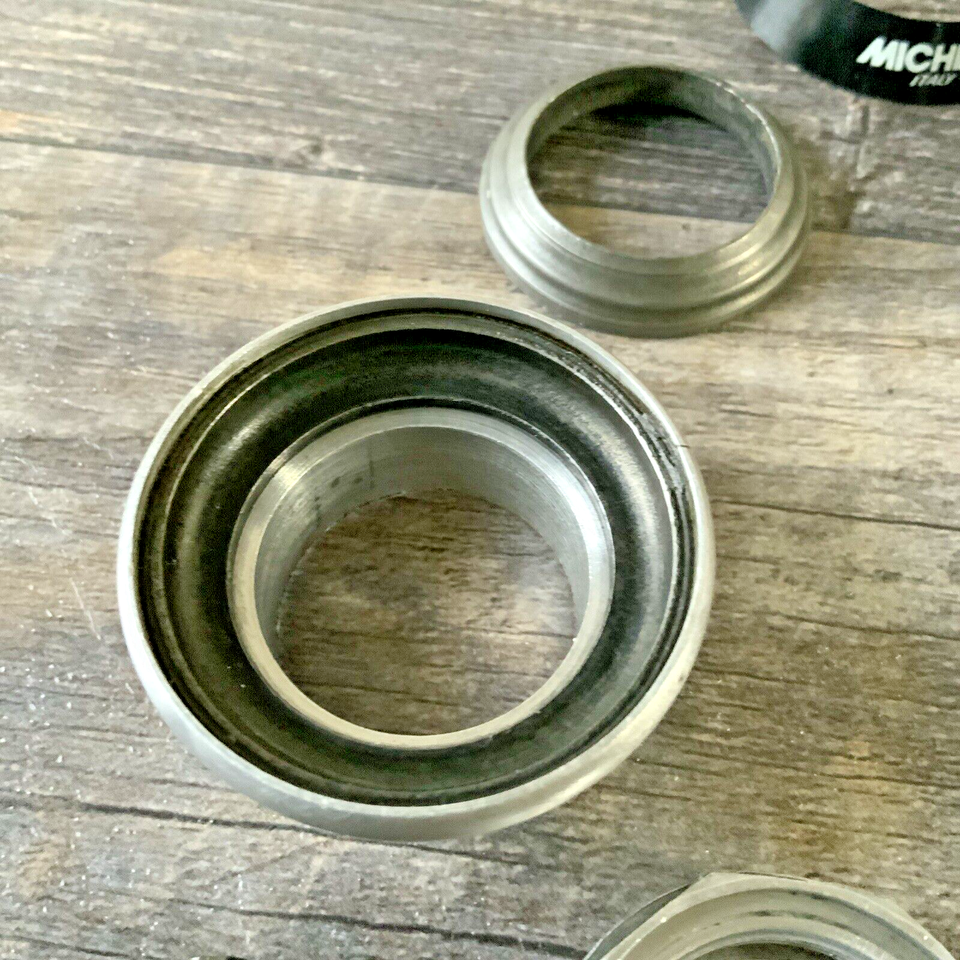 MICHE HEADSET ITALIAN THREADING 26.4 MM RACE ALUMINUM 112 GRAMS | eBay