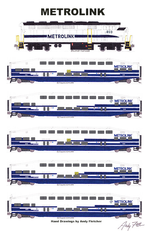 Metrolink 11"x17" Poster Andy Fletcher signed | eBay