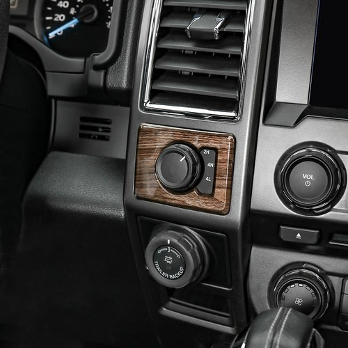 Molded Wood Grain 4x4 4WD Dashboard Trim Cover Bezel For 17-22 Ford ...