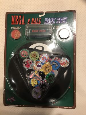 New Tko Mega Caps 8 Ball Rack Pack NOS NIP Pogs Slammers | eBay