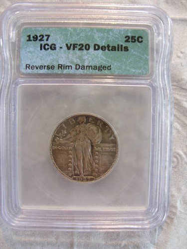 1927 ICG VF20 Standing Liberty Quarter details | eBay