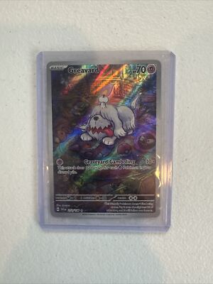 Greavard 214/198 Full Art Scarlet and Violet Pokemon Card NM | eBay