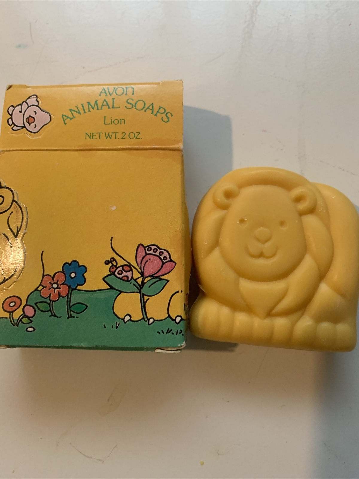 NIB Avon Animal Soap/1985/Vintage/Lion/2oz./Scented/Household/Yellow ...