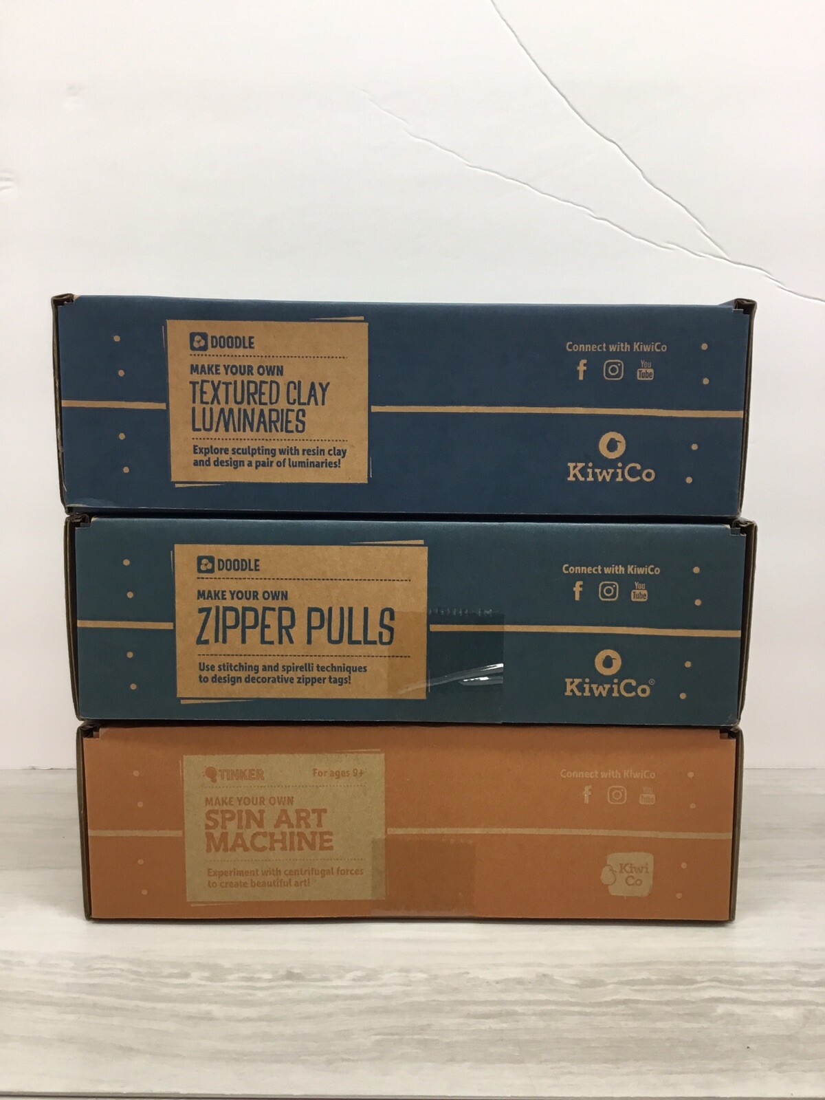 Lot of (3) KiwiCo Kiwi Crate Kids Science Craft Project Kits Tinker ...