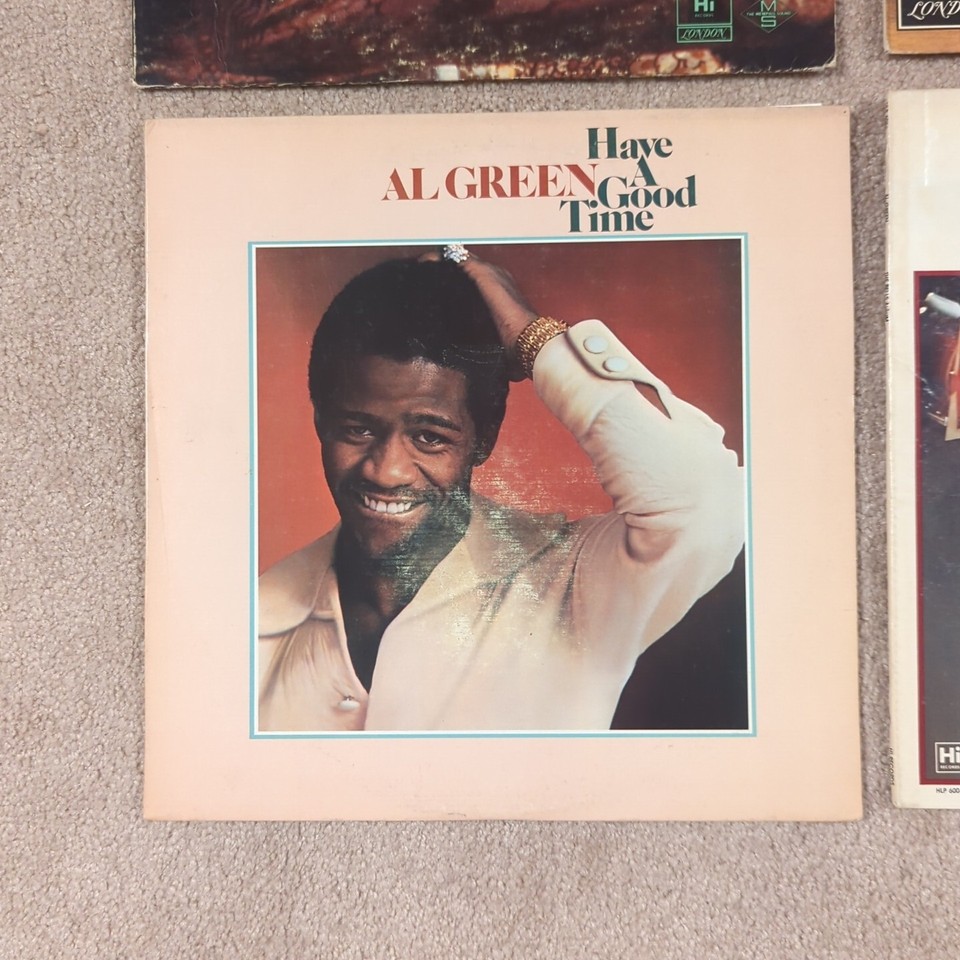 Lot Of 13 Al Green Vinyl Records. Promo, France, And Colored Vinyl ...