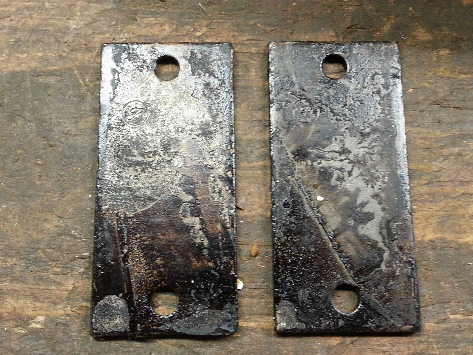 For Jeep GPW GPA front engine Motor Mount Shims (one pair) NOS "F ...