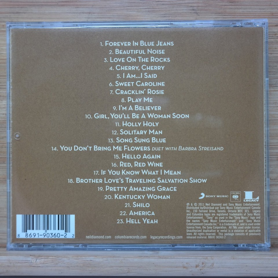 Neil Diamond - The Very Best Of CD 2011 Duet with Barbra Streisand Pop ...