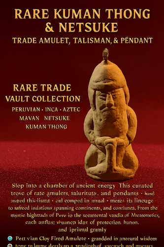 Rare Collectable Netsuke Talisman Trade Peruvian Inca Aztec Mayan ...