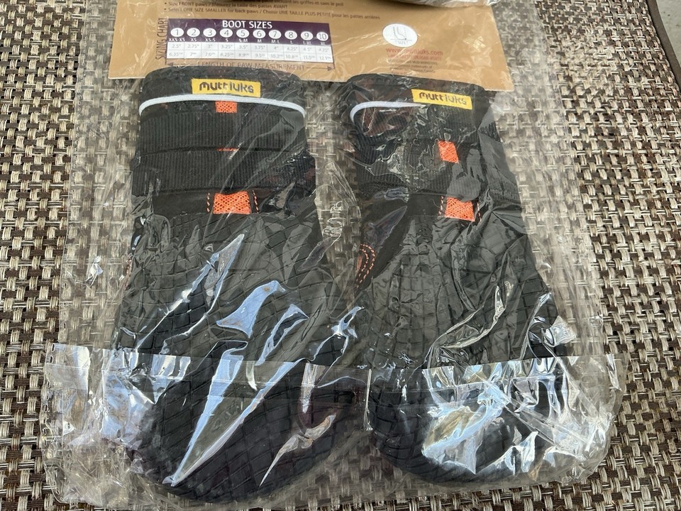 New Muttluks Mud Monsters ~ Orange ~ Size 8 Dog Shoes Boot Booties ...