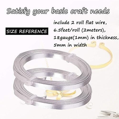 Bendable Flat Aluminum Wire Strips DIY Jewelry Making Craft | eBay