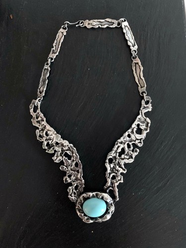 A Mexican Modernist Sterling Silver Necklace by Tane Orfebres | eBay