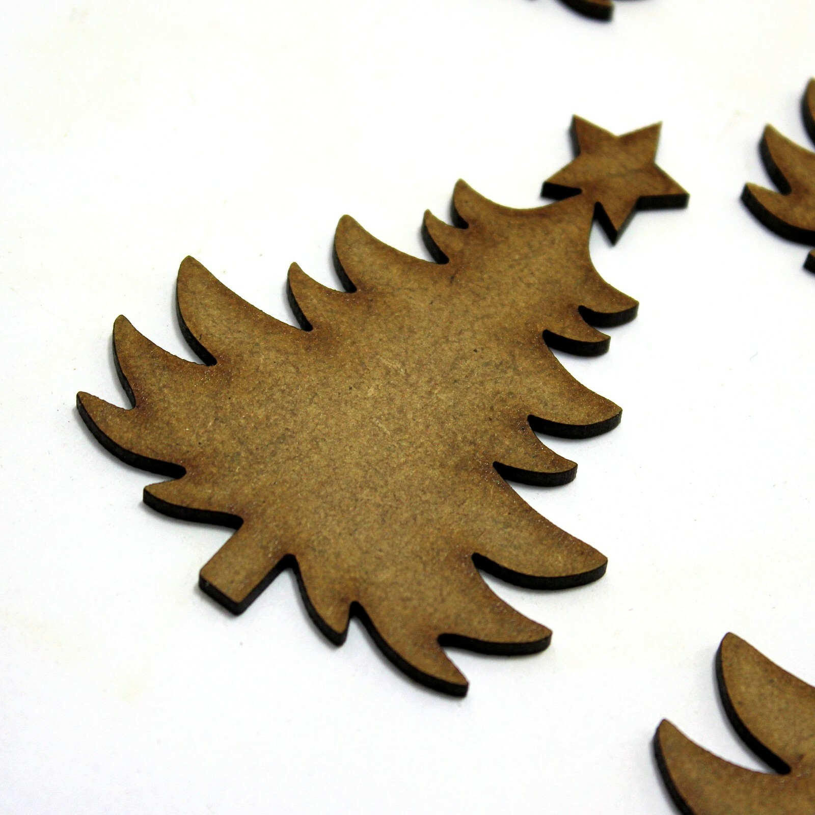 Bushy Christmas Tree Craft Shape, Various Sizes, 2mm MDF Wood. Festive ...