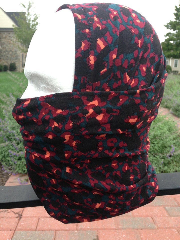 Face shield Neck Gaiter face mask Buff Face covering Black color | eBay