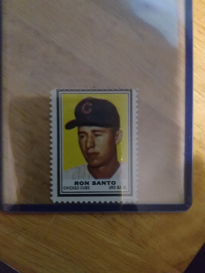 1962 Topps Stamps Ron Santo Chicago Cubs | eBay
