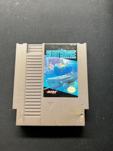 Silent Service NES Nintendo Submarine Game Authentic, Tested | eBay