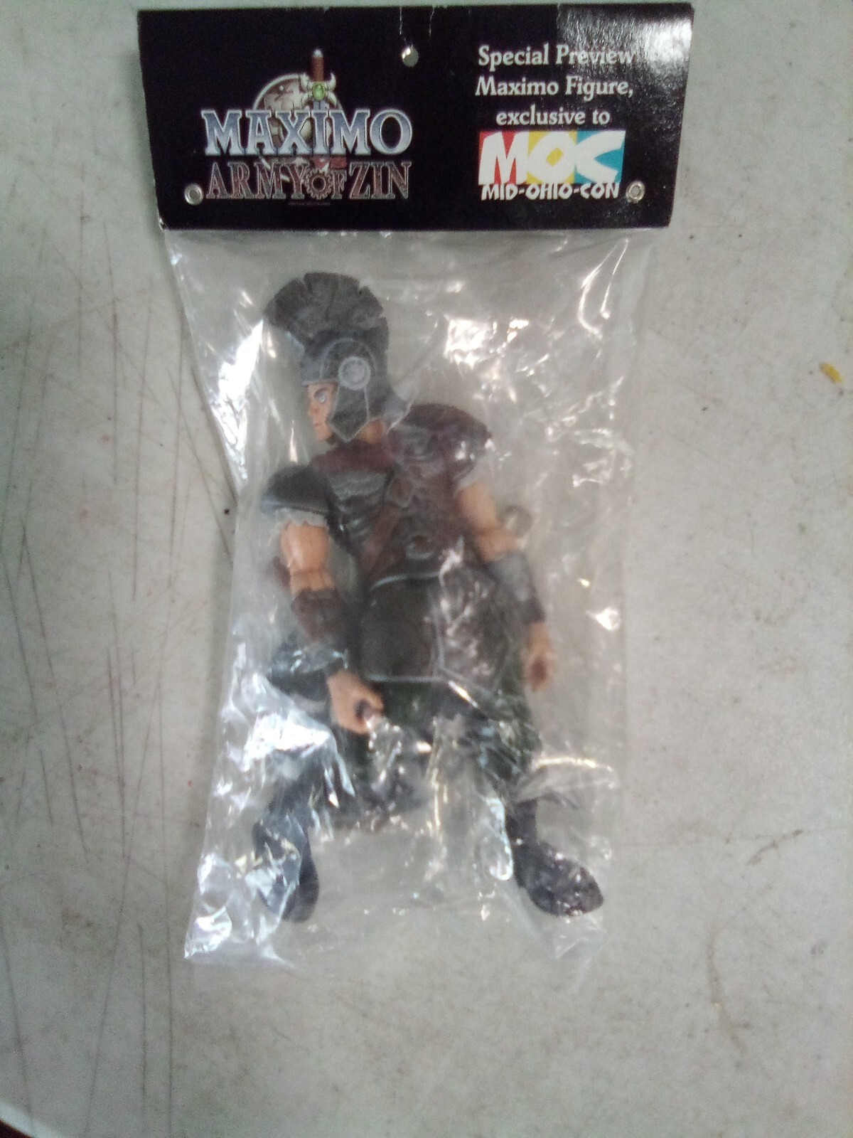 Maximo vs. The Army of Zin Armor (2003) BMA Toys Action Figure. RARE ...