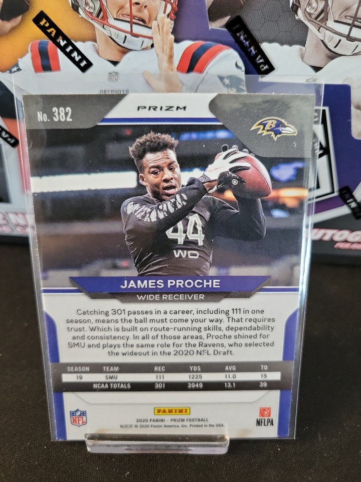 * JAMES PROCHE * 2020 PRIZM NFL ORANGE DISCO REFRACTOR HOLO RC # 382 | eBay