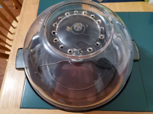 Vintage West Bend Stir Crazy 6 Qt. corn popper. Black and Clear Lid | eBay