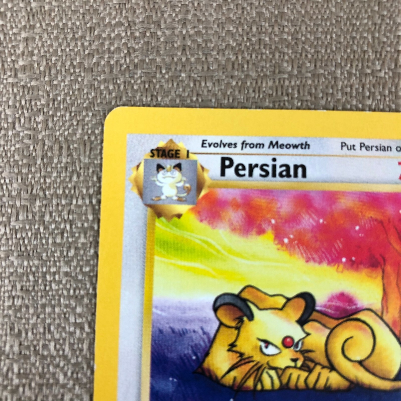 Persian Pokemon Card 42/64 First Edition | eBay