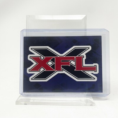 XFL - 2001 Topps - XFL League Logo Sticker Insert | eBay