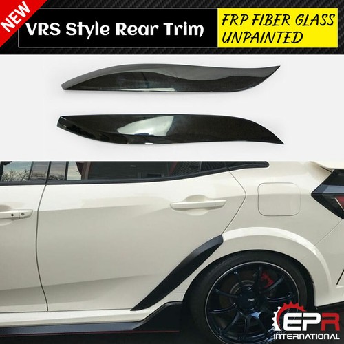 For Honda Civic FK8 2017+ Typ R VS-Style FRP Rear Fender Flare Trim ...
