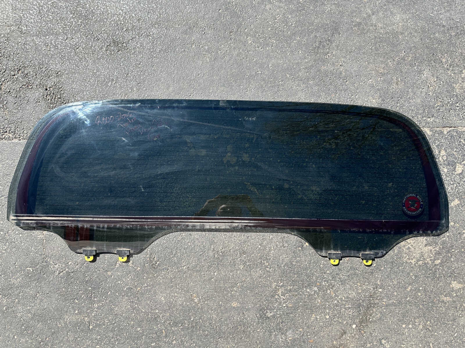 2000-2006 TOYOTA TUNDRA REAR WINDOW GLASS ASSEMBLY SLIDING HEATED BACK ...